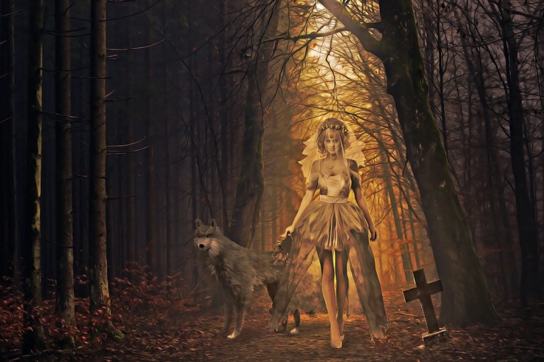Friday Fantasy ~ She-Wolf – #poetry | Night Owl Poetry - Dorinda Duclos